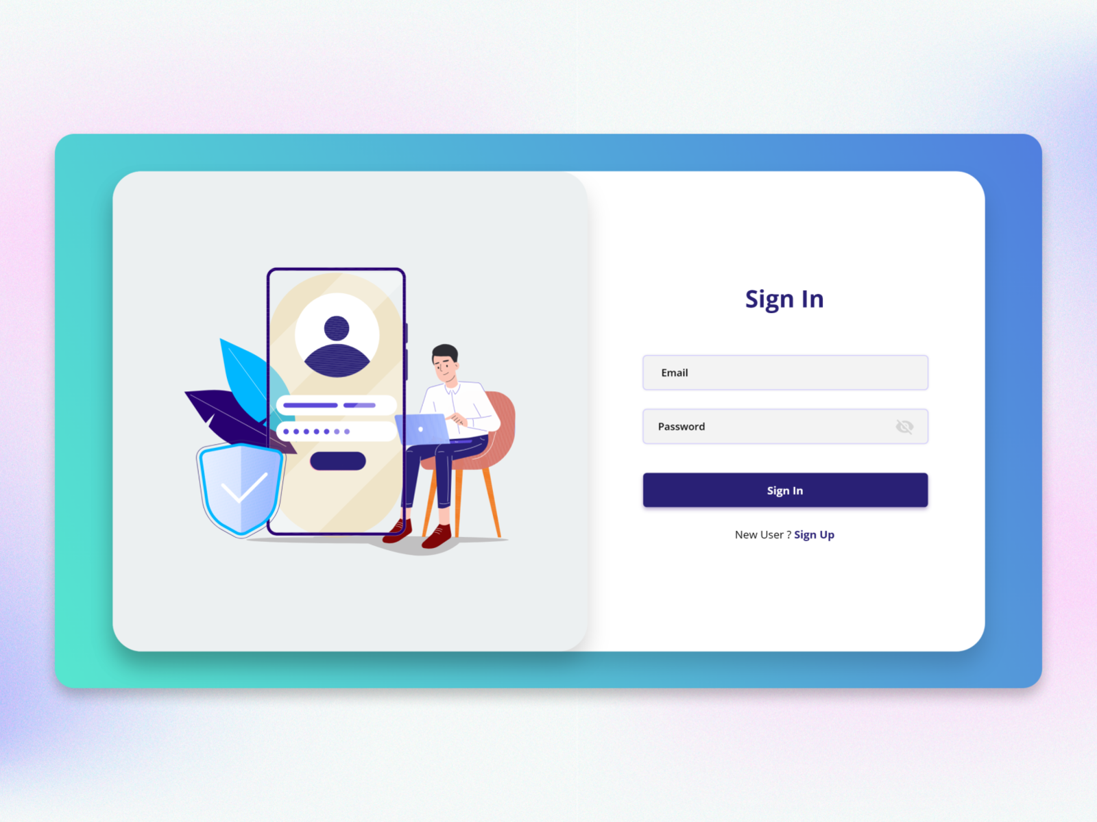 LOGIN PAGE | Web Application by Avanish Vishwakarma on Dribbble
