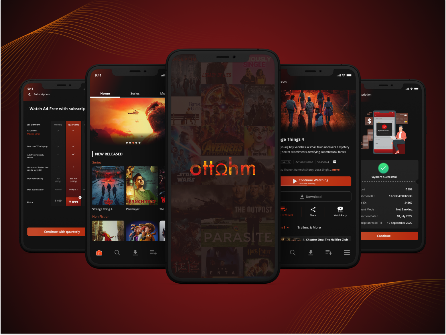 OTT App | Video Streaming App | Mobile App by Avanish Vishwakarma on ...