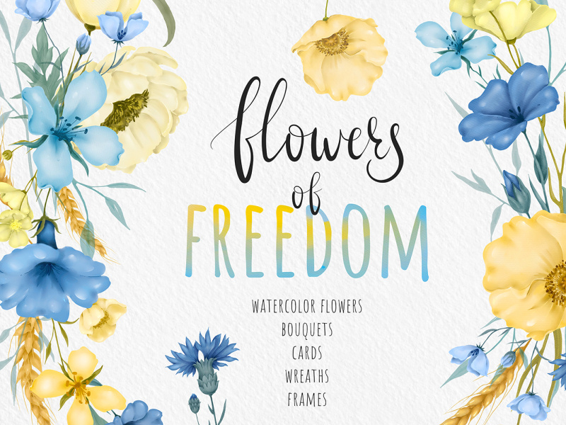 Flowers of FREEDOM by May on Dribbble