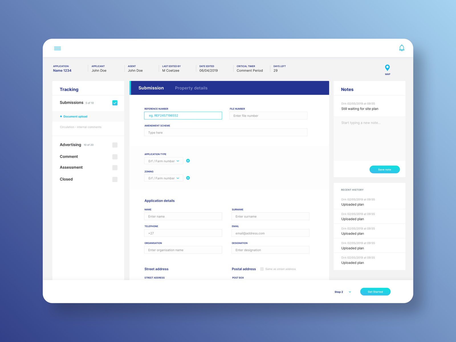 Dashboard Design by Stephanie de Beer on Dribbble