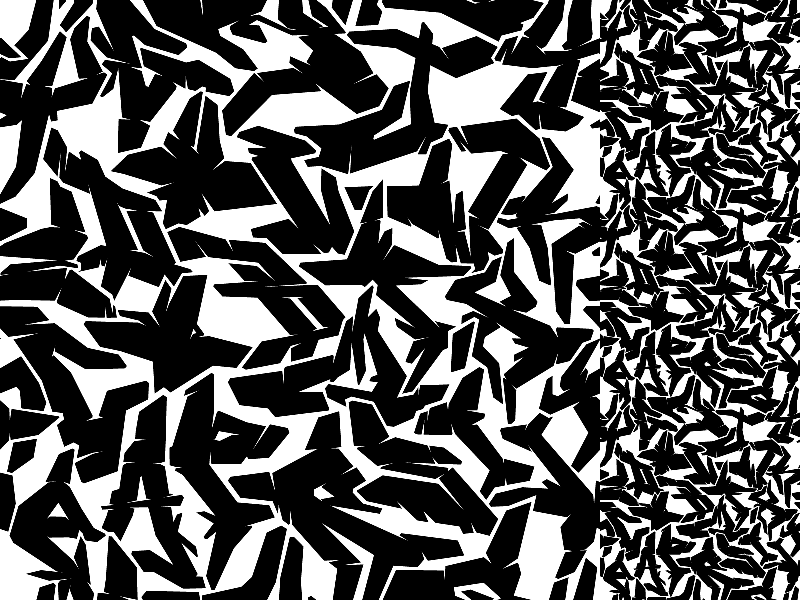 Graffiti pattern by Nicolas Cessieux on Dribbble
