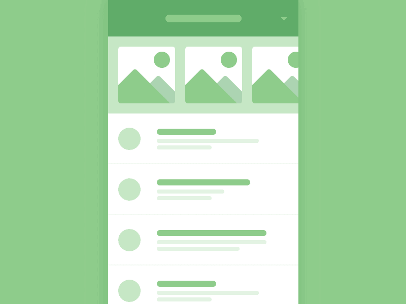 3 levels navigation by Vincent Garnier on Dribbble