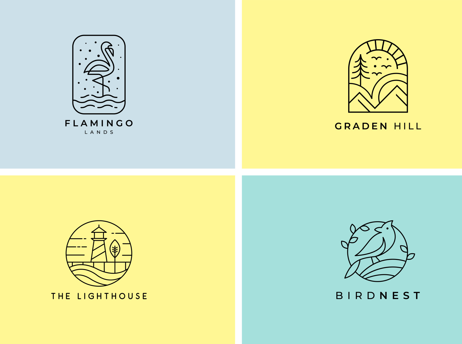 Line art | logo design by Urvi on Dribbble