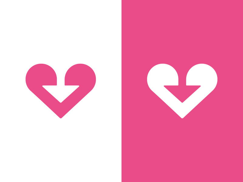 Heart / Arrow by David Dreiling on Dribbble