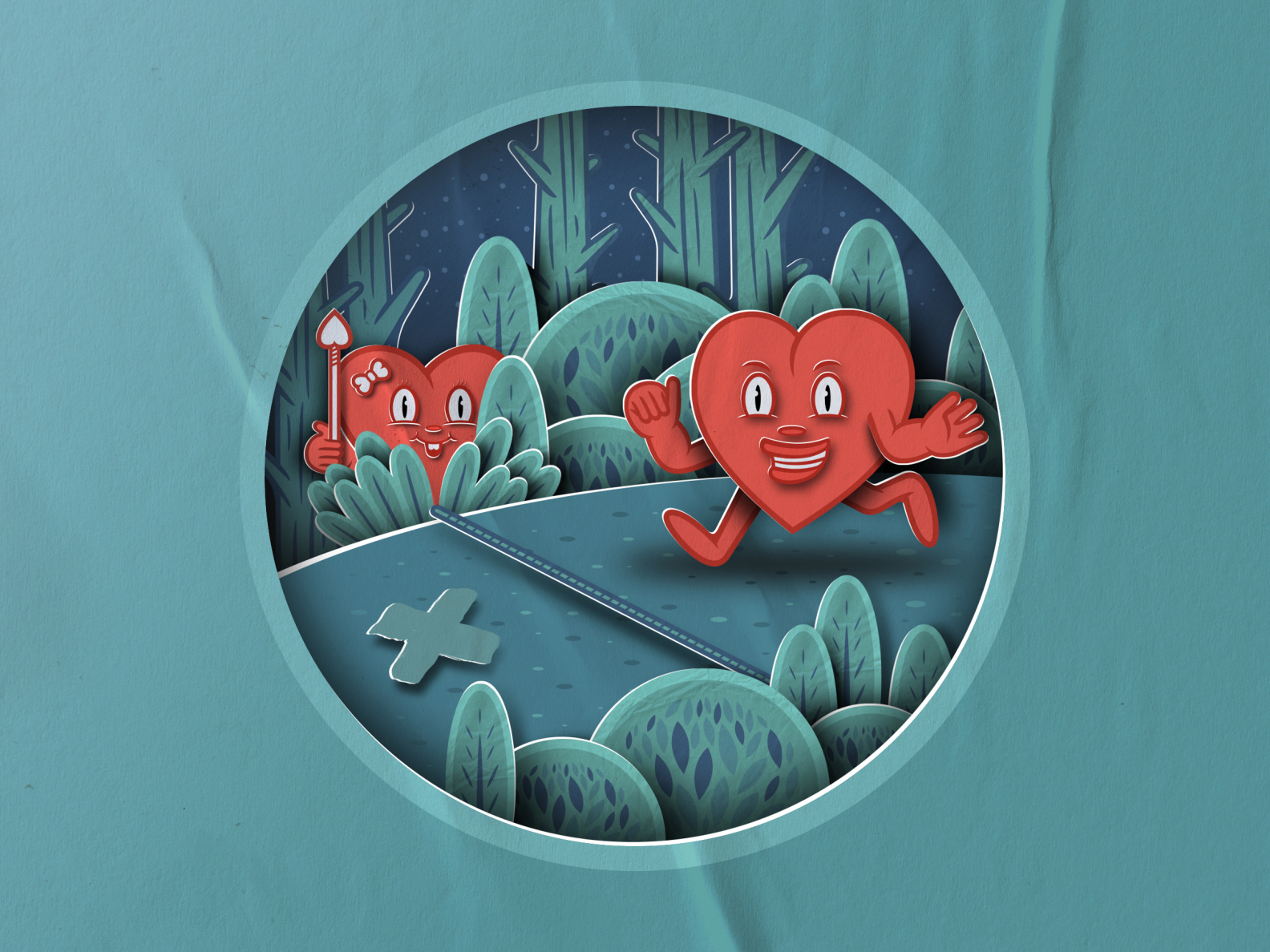 The Love Trap by GUUD ART on Dribbble