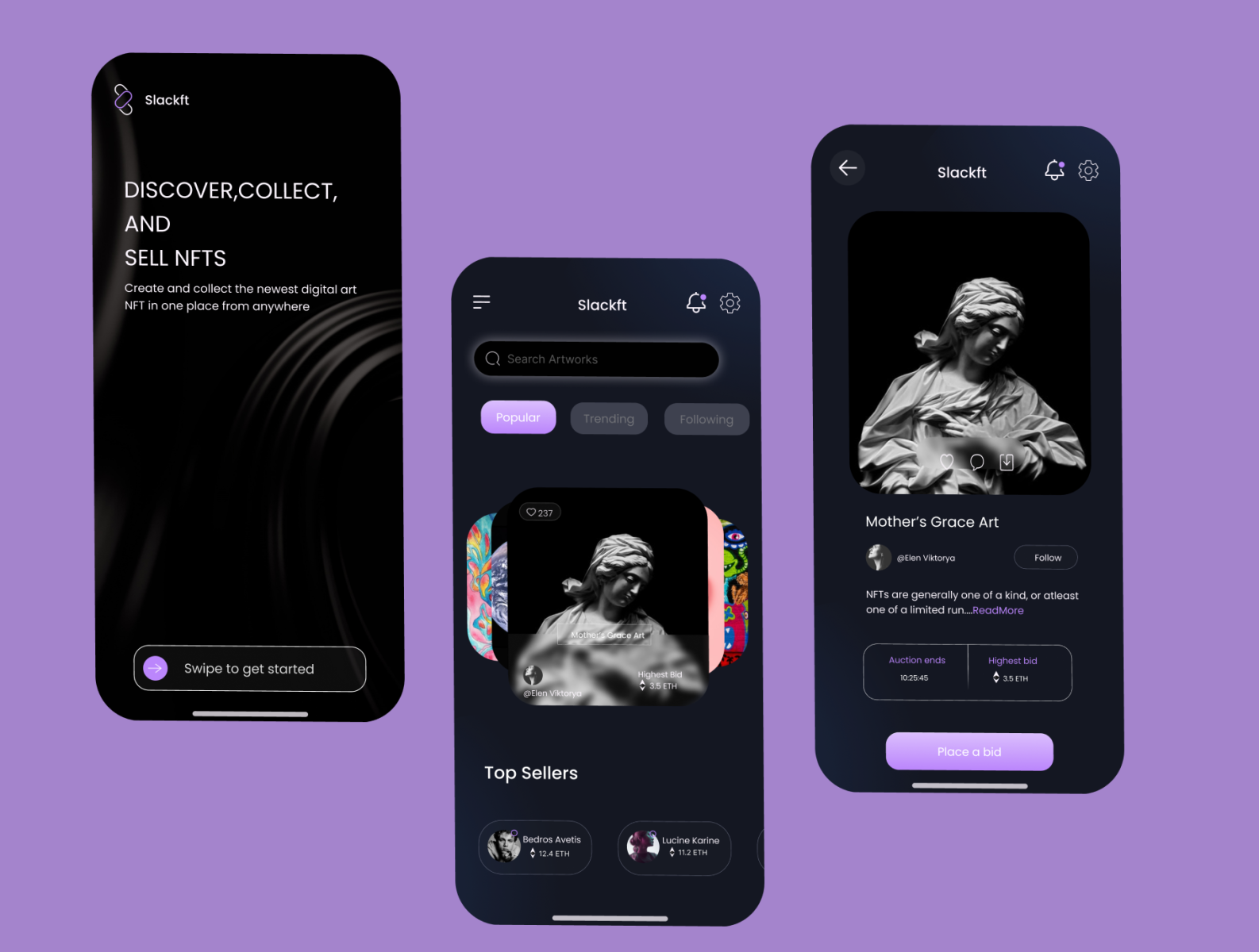 NFT Marketplace UI by Vibh_ui on Dribbble
