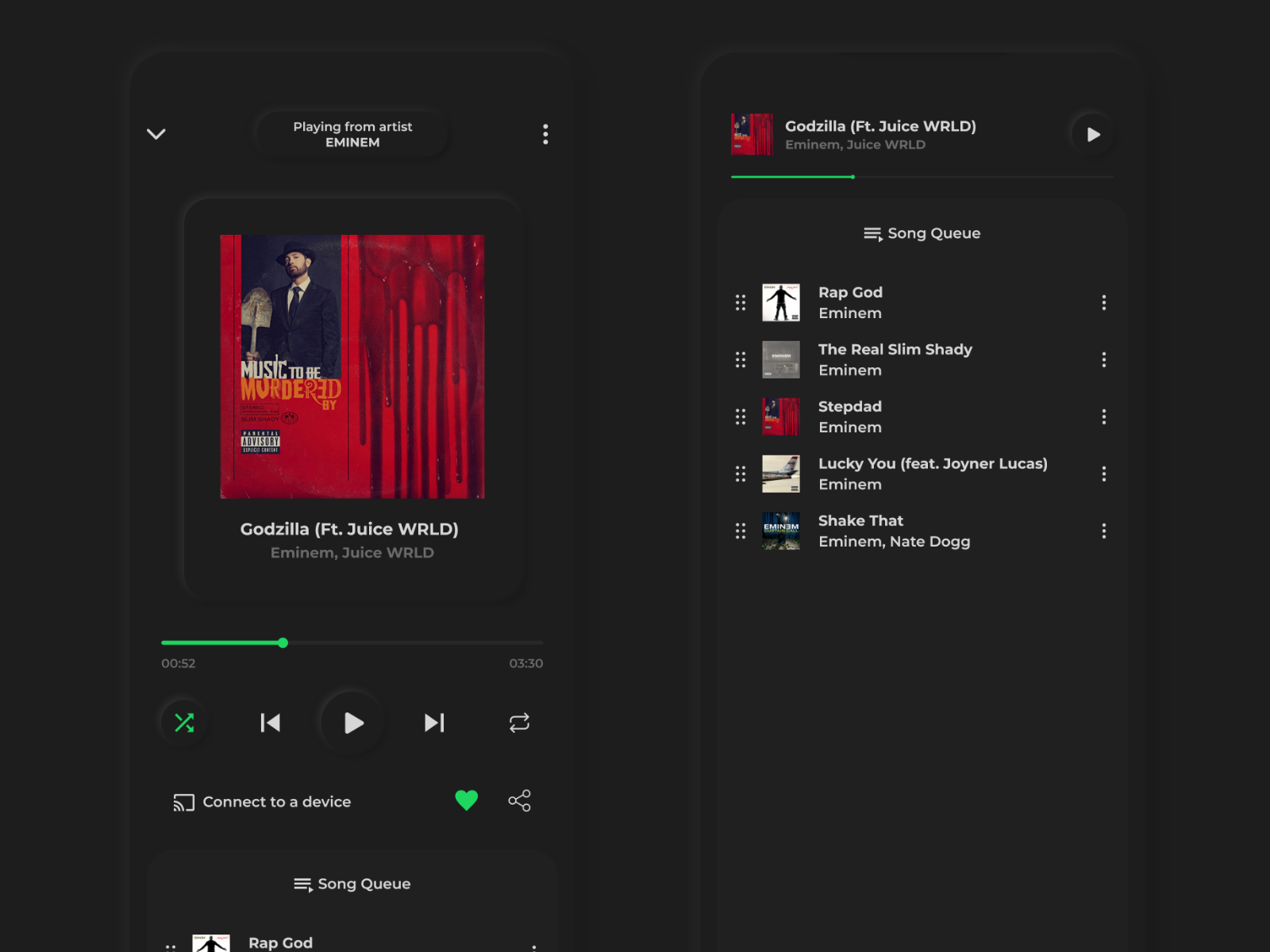 Redesigning Spotify (Dark mode) by Aman Shrivastava on Dribbble
