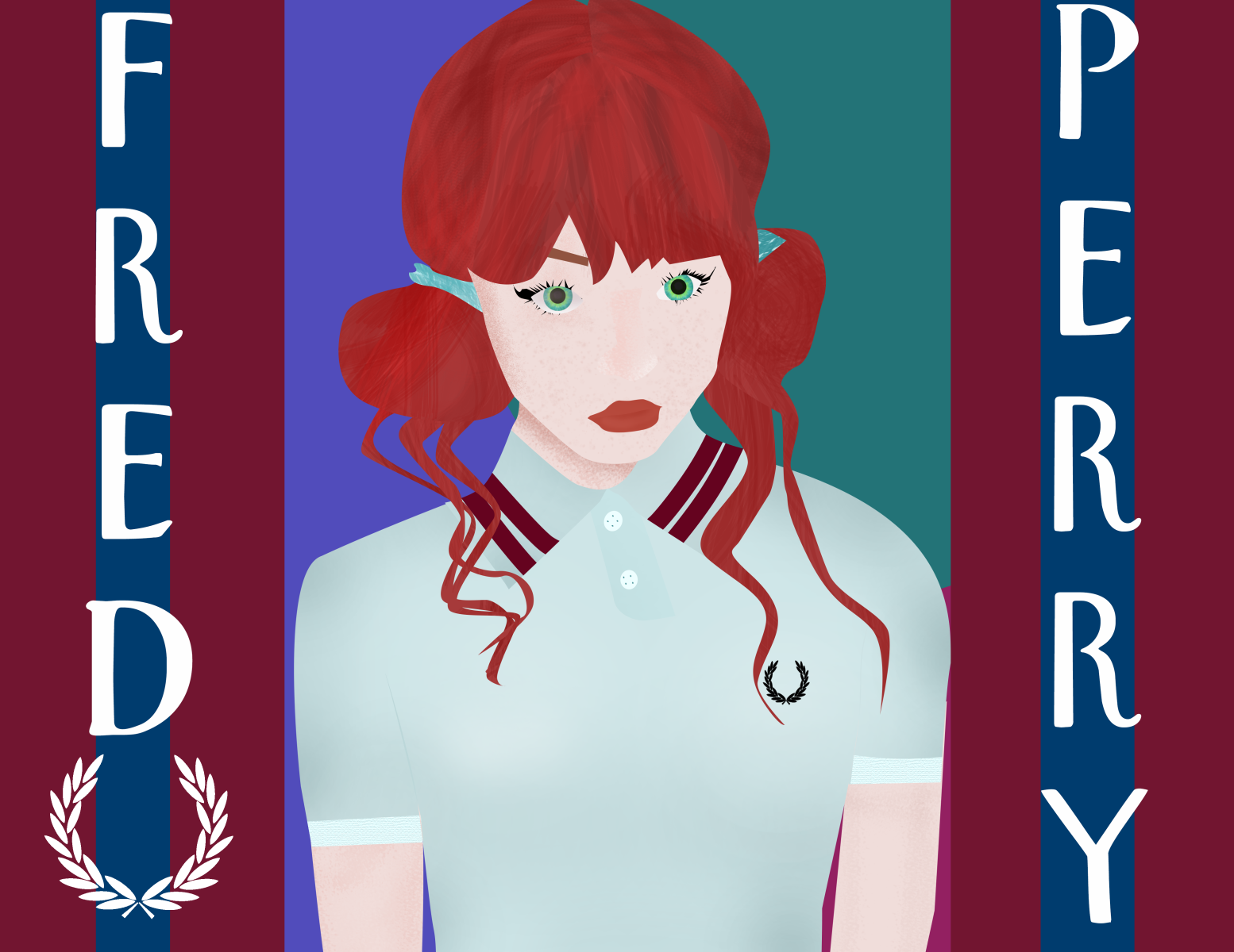 Fred Perry ad conception for Sandbox by Aurélien Dumont on Dribbble