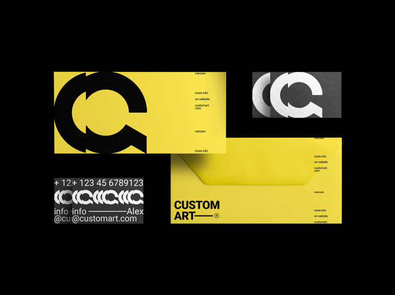Custom Art | Logo and Identity design by Alina Gonchar on Dribbble