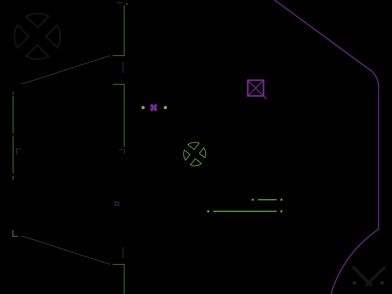 Retro FUI Glyphs by Aaron Sather on Dribbble