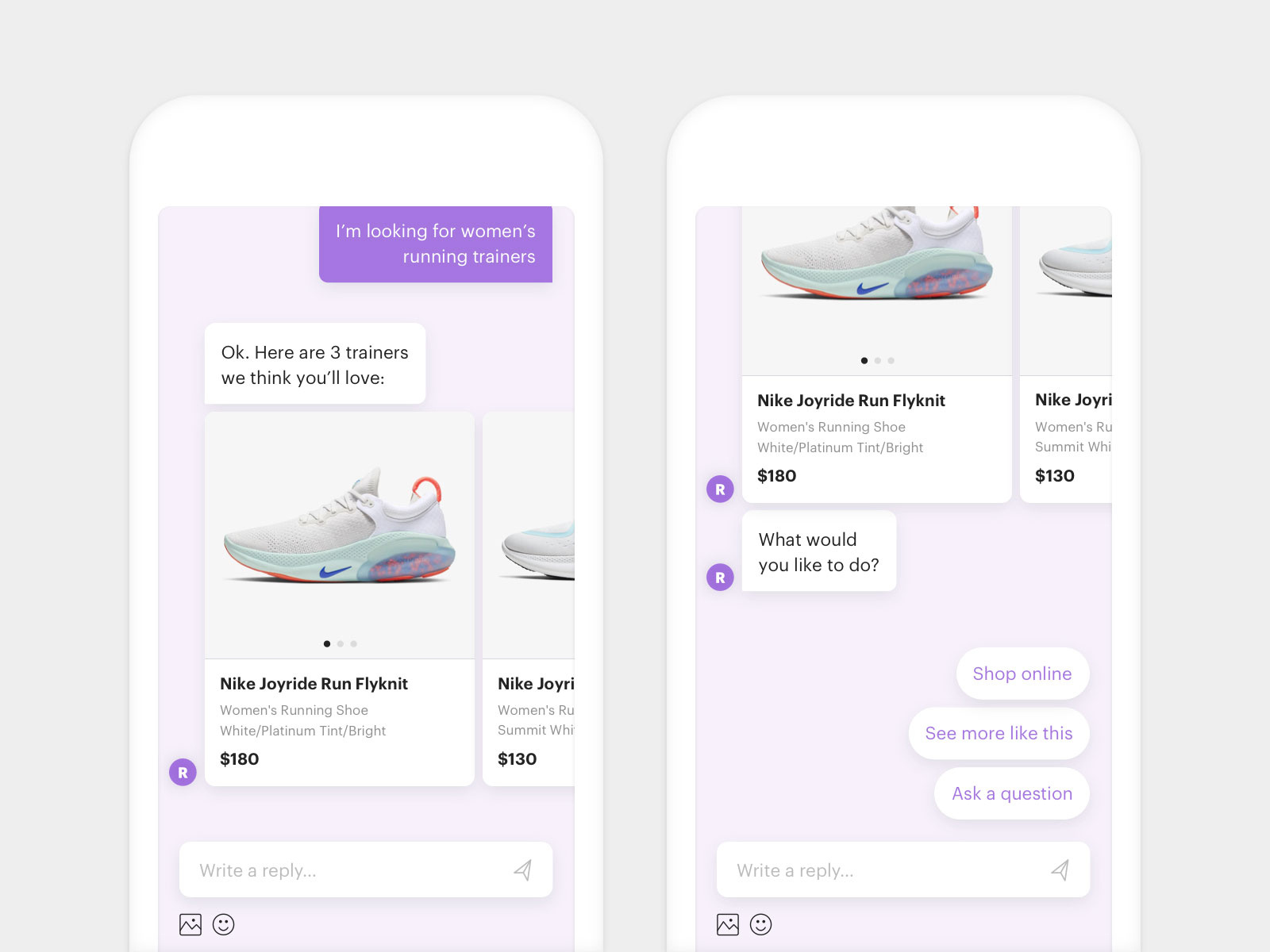 Revive Chat - Chatbot UI by Priscila Dias on Dribbble