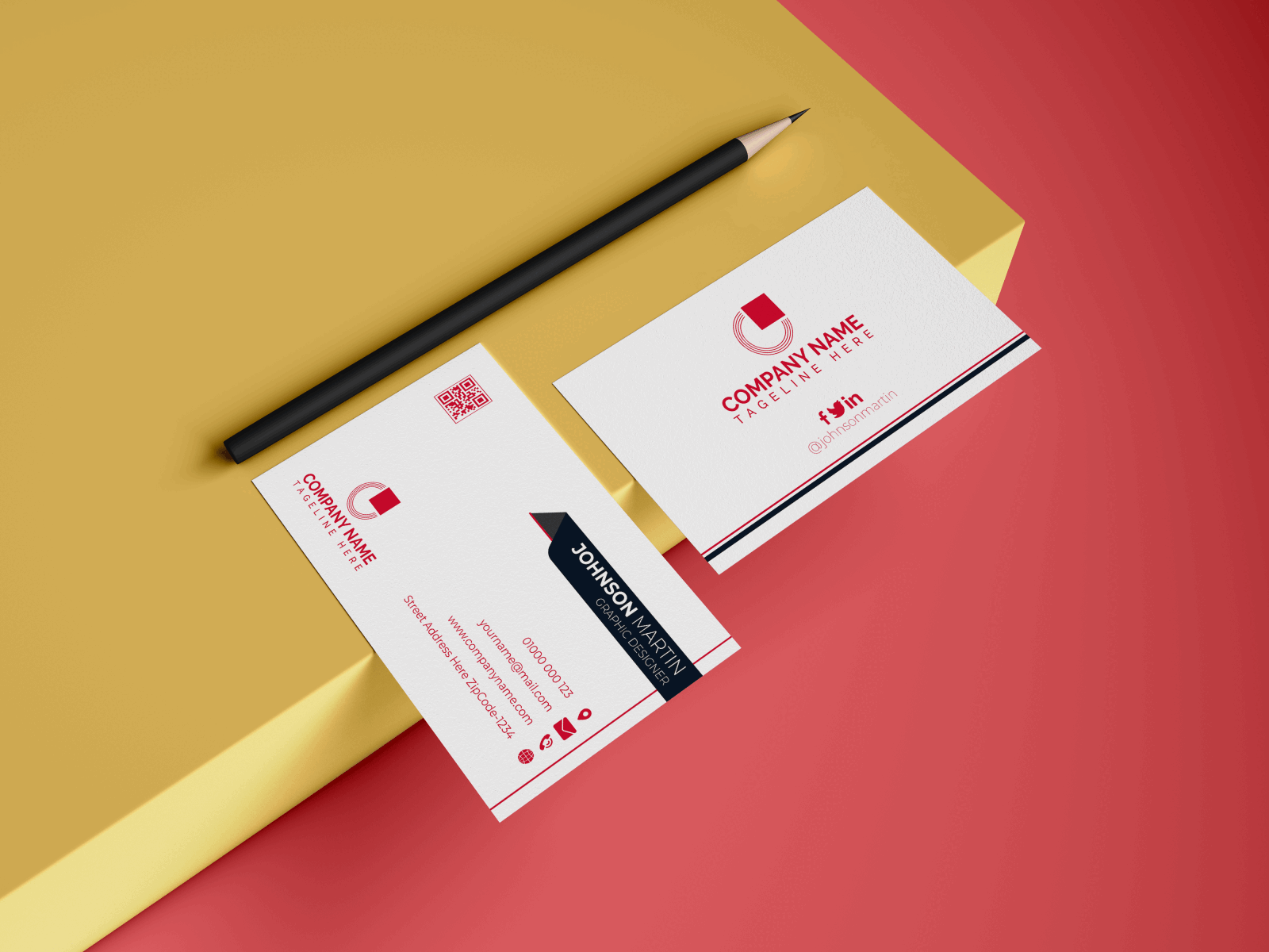 Business Card by Tanvir Islam Shawon on Dribbble