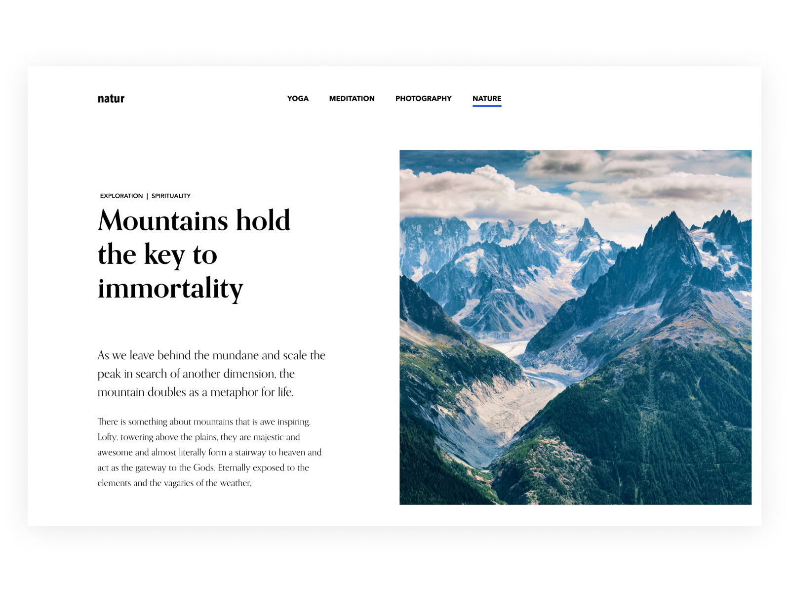 Daily UI #35 | Blog post 📝 ️ ️ by Dan Andrews on Dribbble