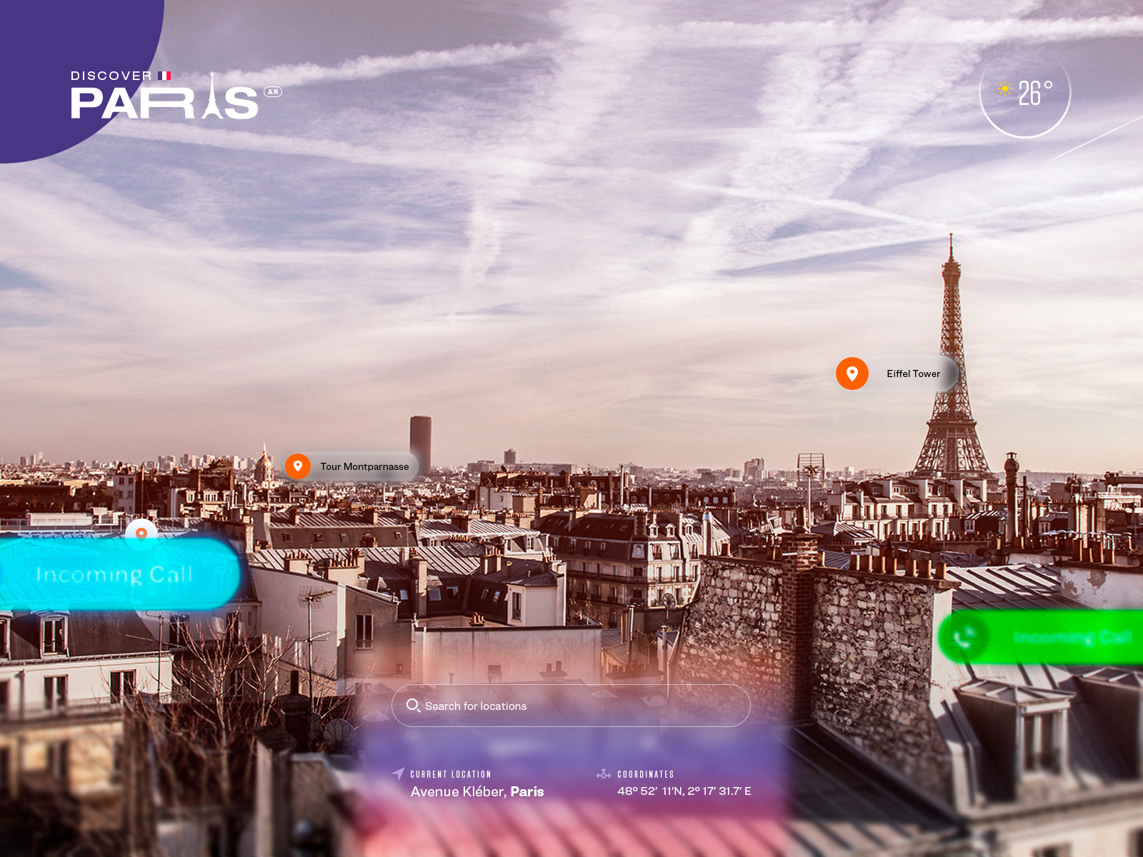 Paris AR by ⚔ Zé Casal ⚔ on Dribbble