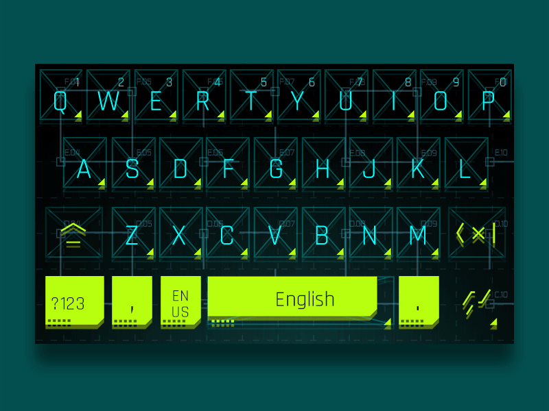 Star Ship Keyboard by Kyle Lei on Dribbble