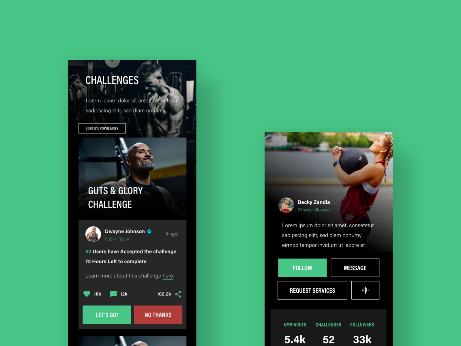 SoWell Fitness Application Design by Nathaniel Cruz on Dribbble