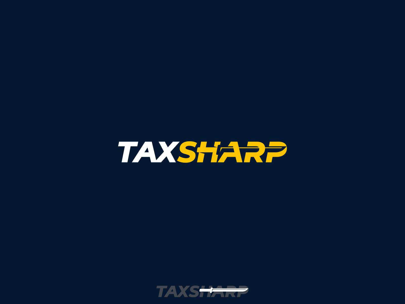 TaxSharp Logo Design by k4y182 on Dribbble