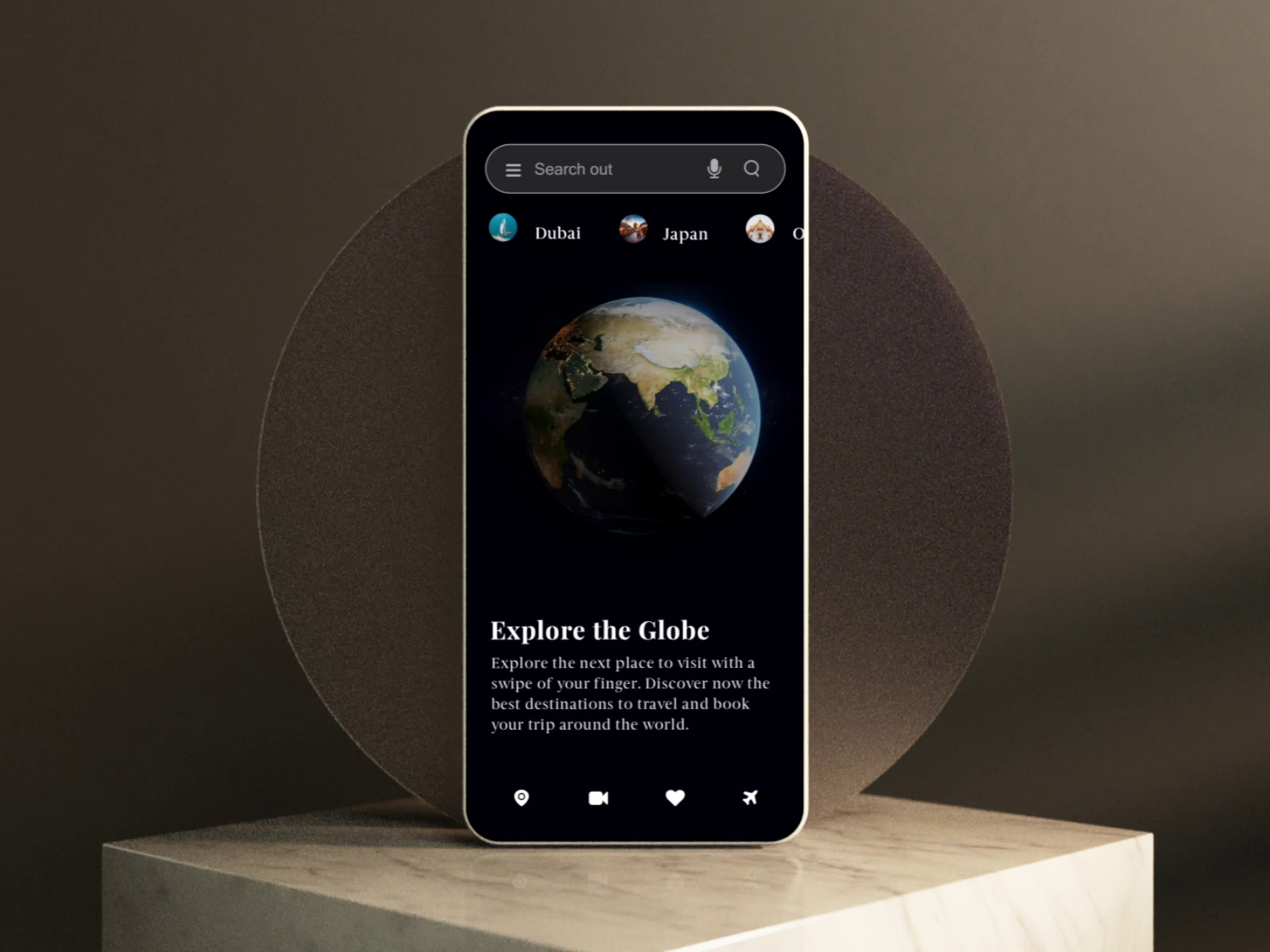 Travel Earth Mobile App UI/UX Design and Animation by Dannniel for ... Travel Earth Mobile App UI/UX Design and Animation by Dannniel for ...