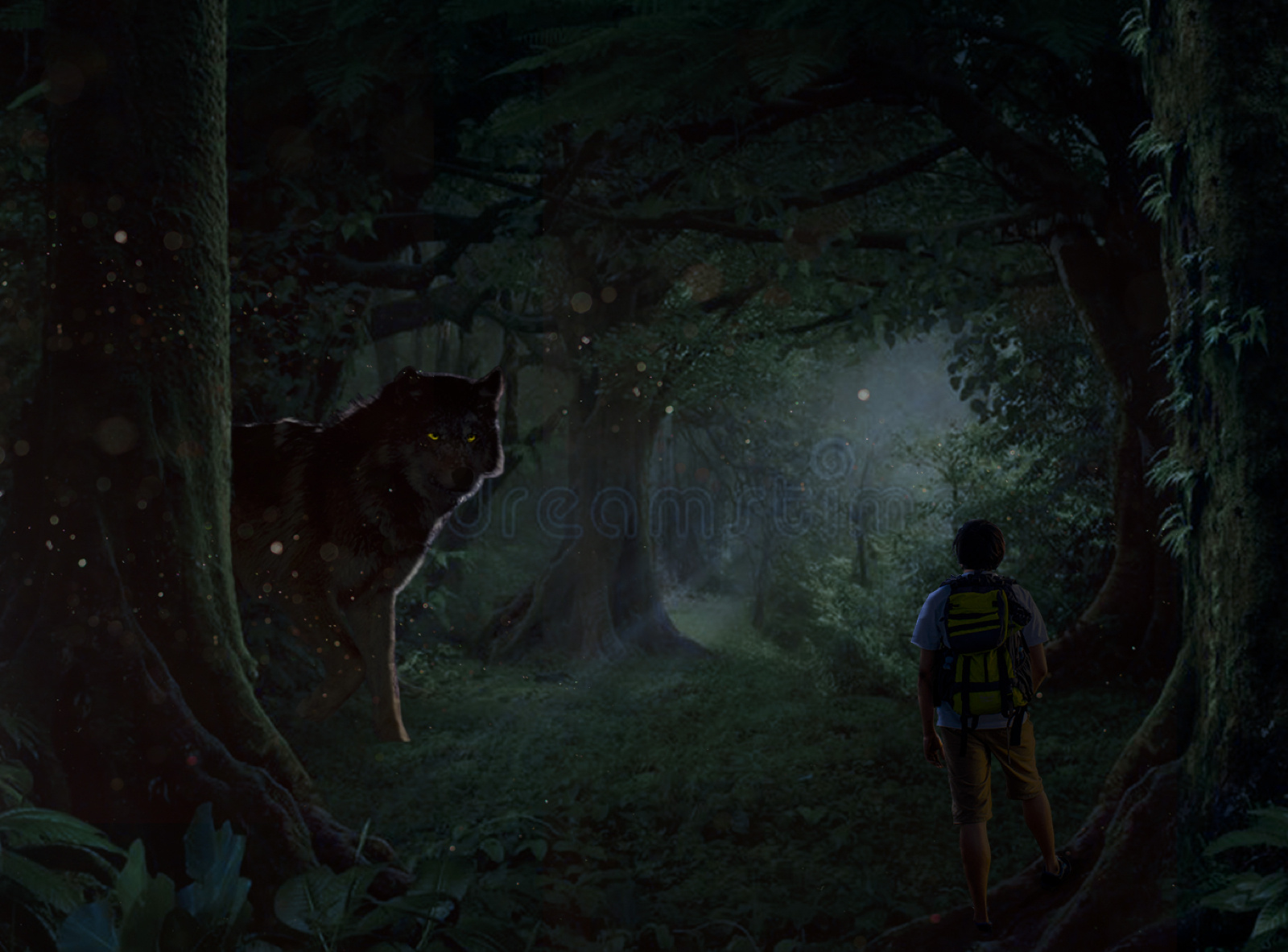 "FANTASY WOLF MANIPULATION" by MS Graphics on Dribbble