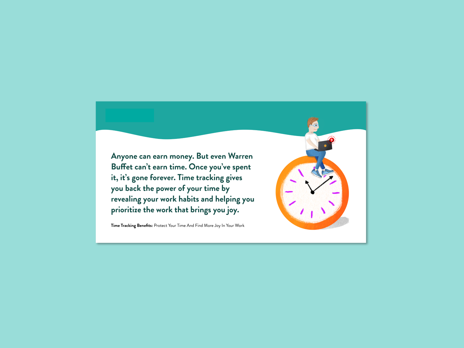 You can't earn time by Clarissa Kupfer on Dribbble
