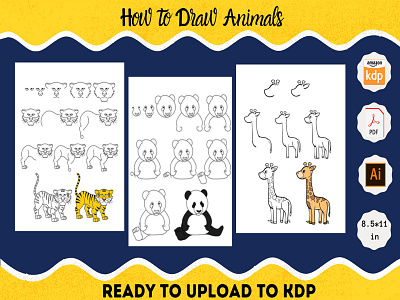 How to Draw Animals Step by Step by Abdo x Designs on Dribbble