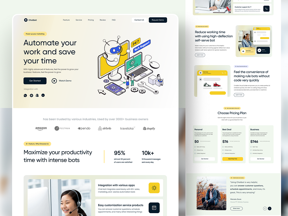 Chatbot designs, themes, templates and downloadable graphic elements on ...