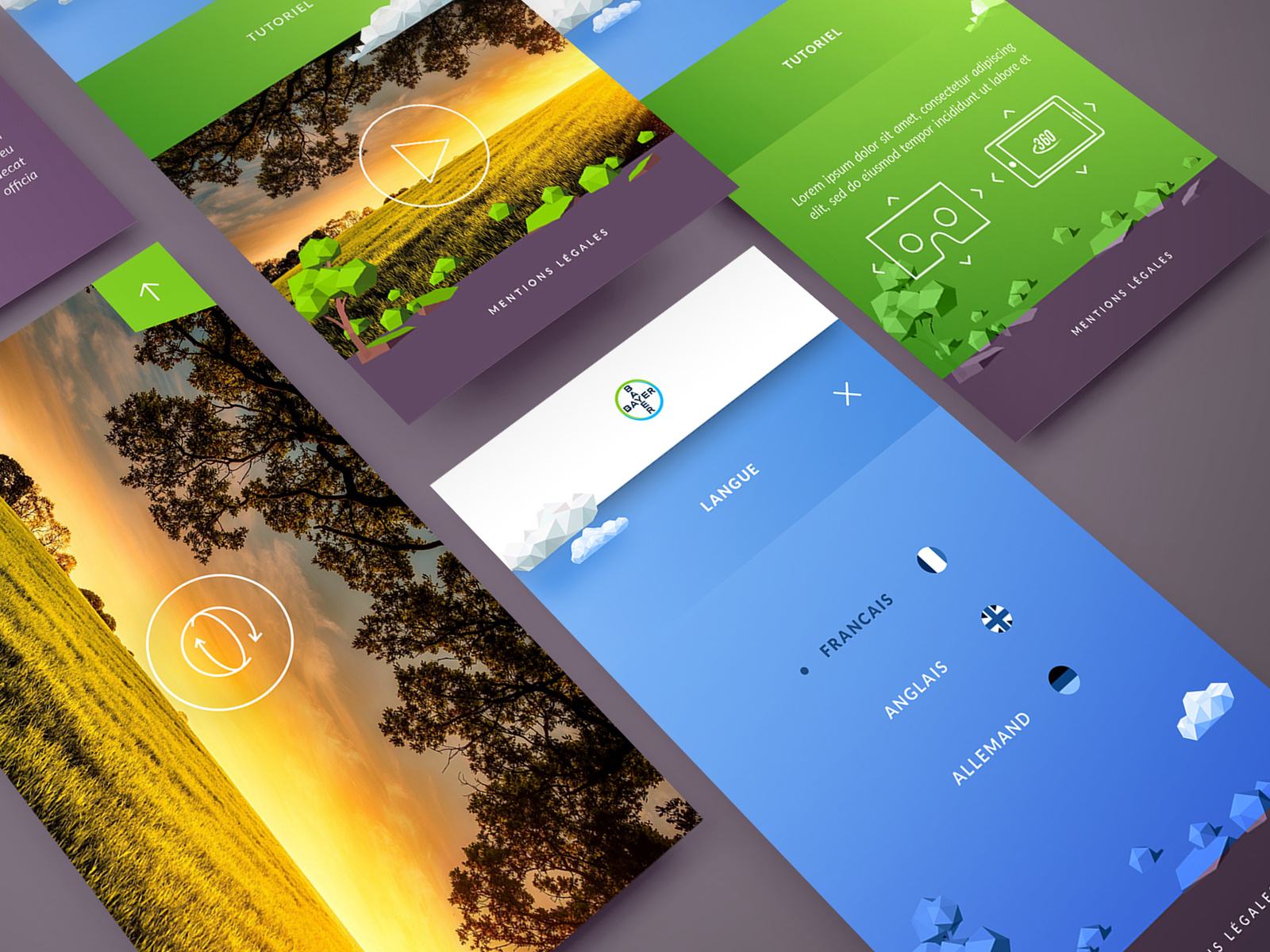 Virtual Hypnosis App by Fabien Michaud on Dribbble