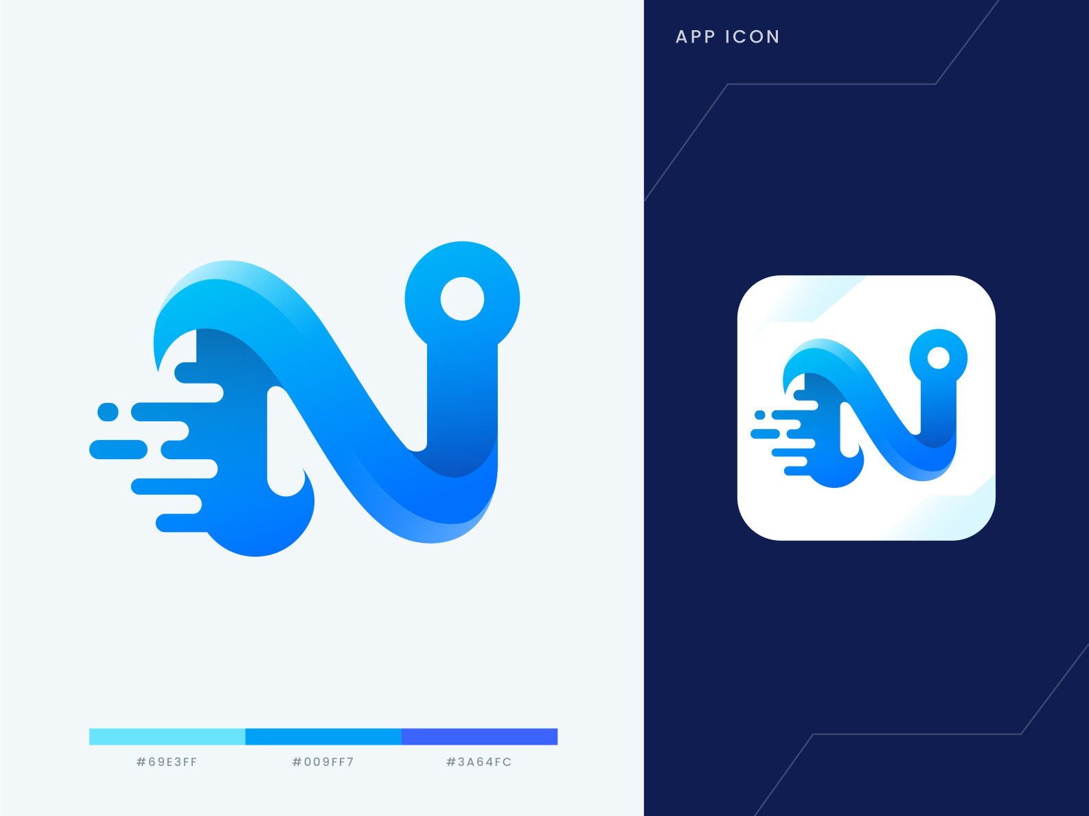 N logo letter mark creative modern minimalist by Artex, Logo Designer ...