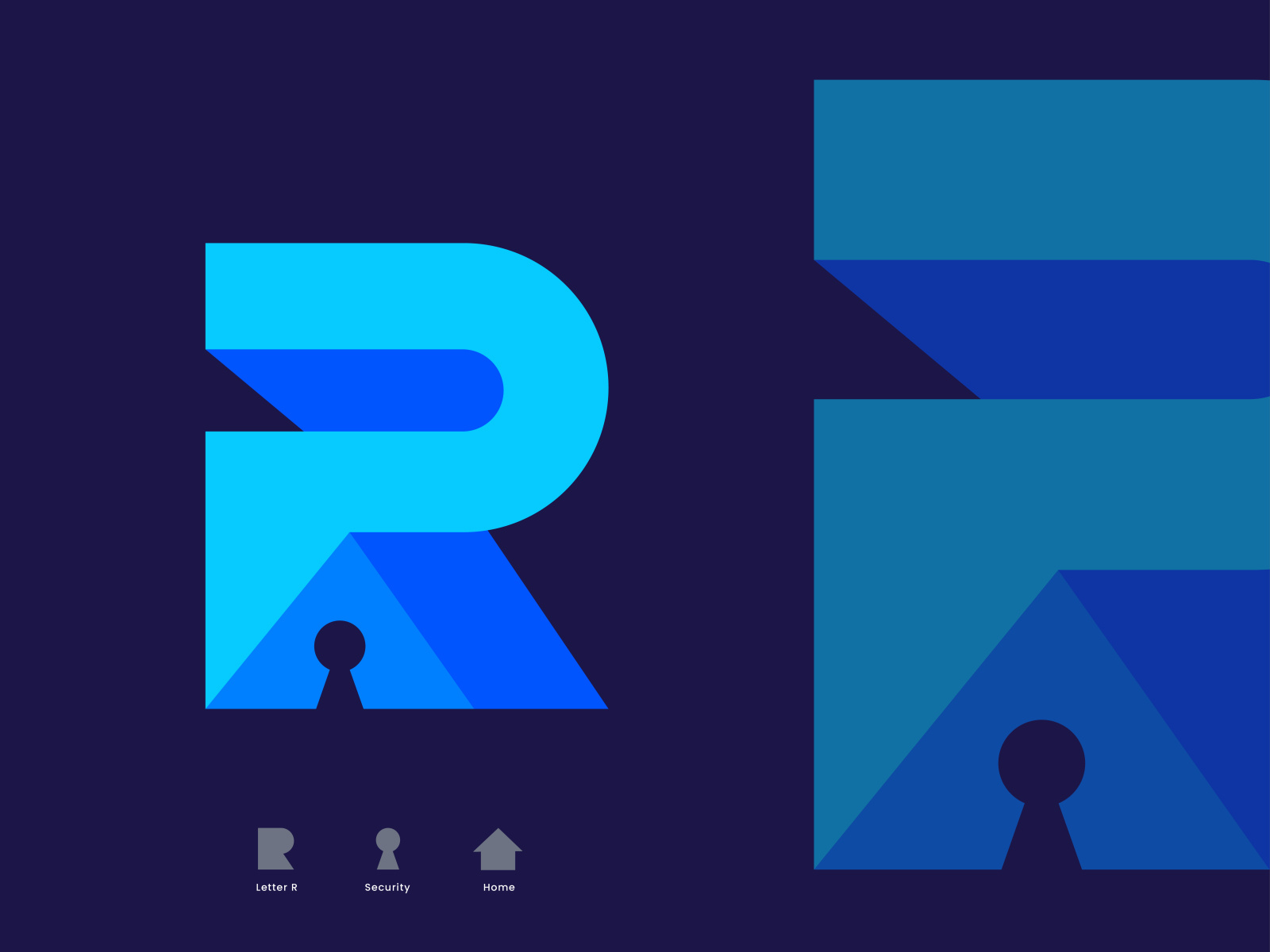 Letter R + Home + Security by Artex, Logo Designer on Dribbble