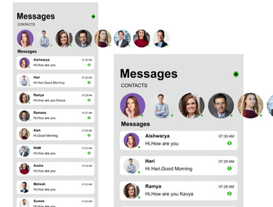 Messenger Project by Vishnu Kumar on Dribbble