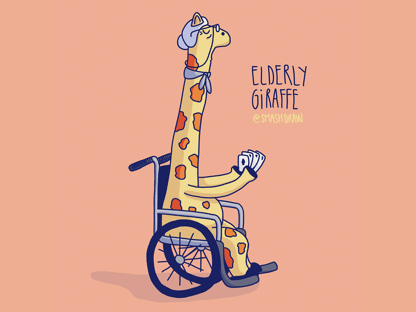 The Elderly Giraffe 👵🏽🦒 by Marcel Giannoccaro on Dribbble