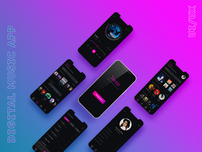 music app design by Qani Djabbar on Dribbble