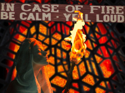 Digital Collage #3 Set Fire by Lukas Kuhn on Dribbble