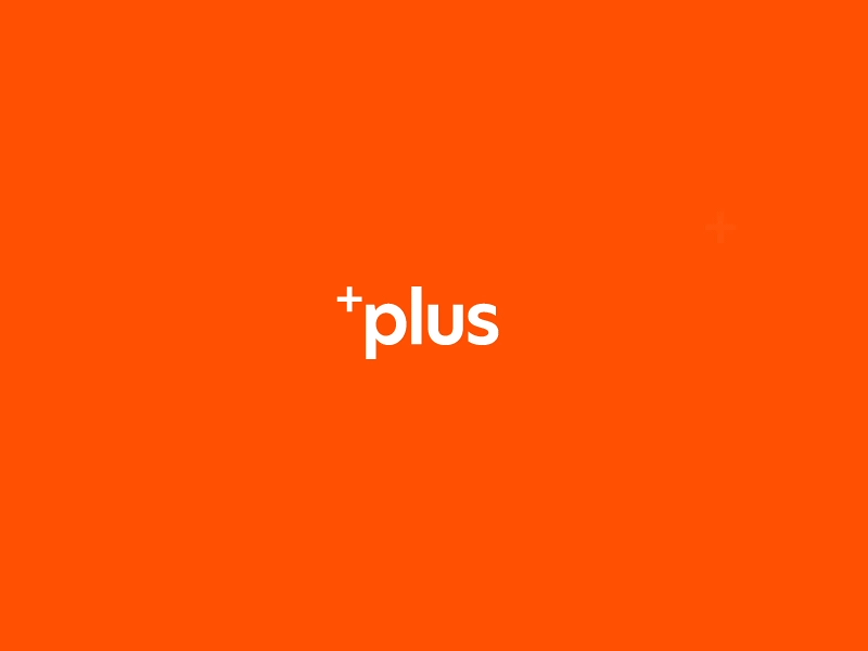 Plus+ logo animation by Lucian Bogdan on Dribbble