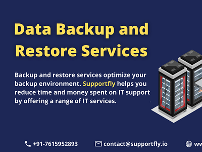 Get the best Data Backup and Restore Services by Support Fly on Dribbble