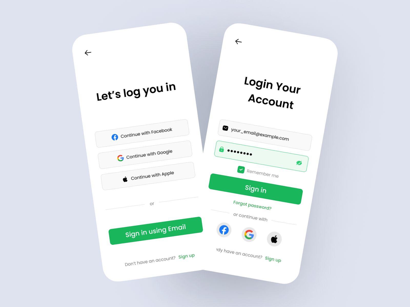 App Login user interface by Rifat Sazzad on Dribbble
