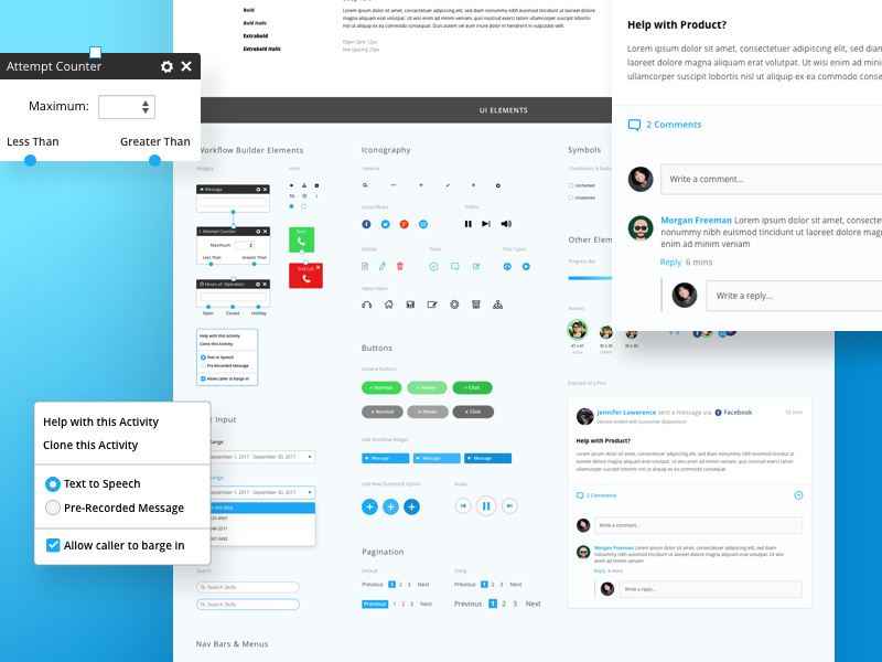 Daily UI #11 - Core Interact Style Guide by Audrey Fisher on Dribbble