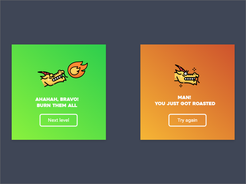 Flash message by Alaa heikal on Dribbble