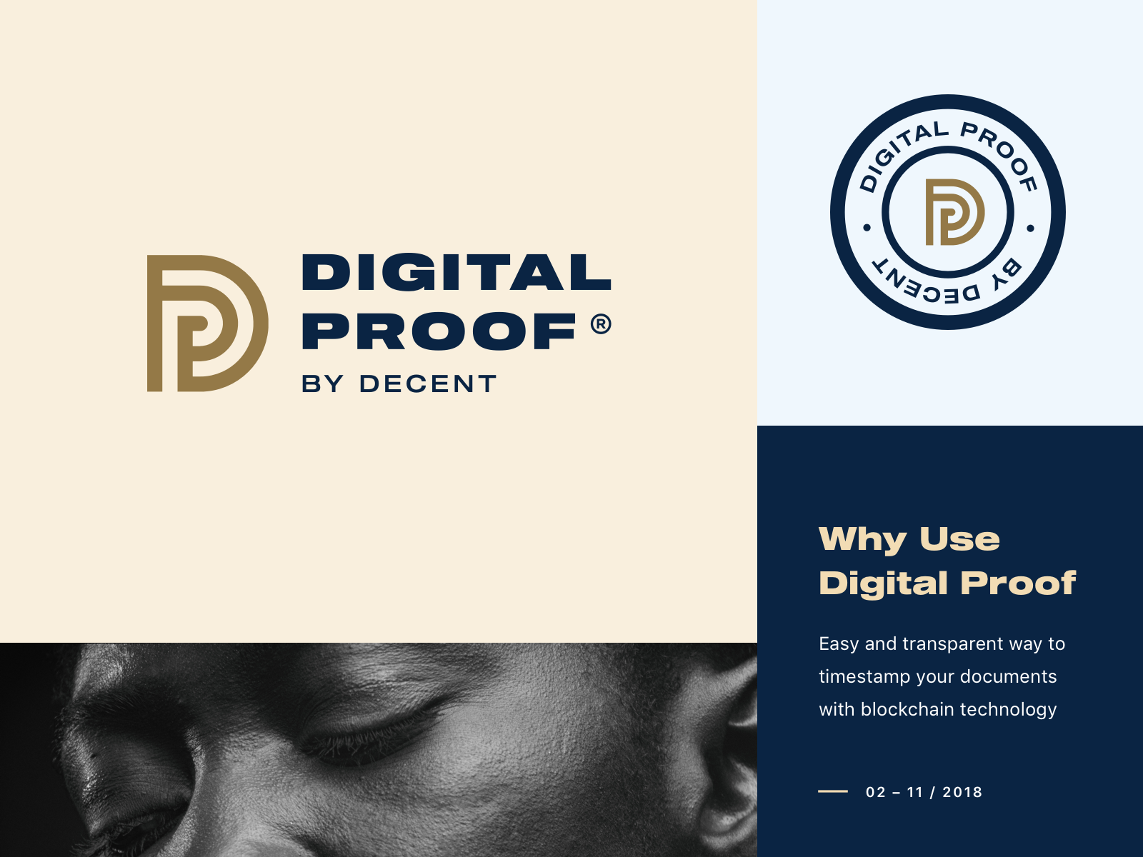 Digital Proof Logo by Juraj Jurik for DECENT on Dribbble