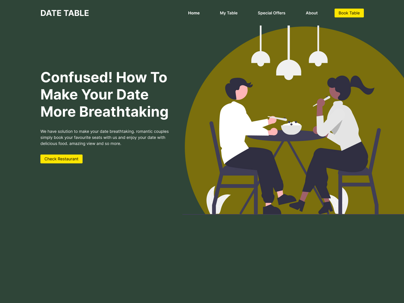Date table by Naveen on Dribbble