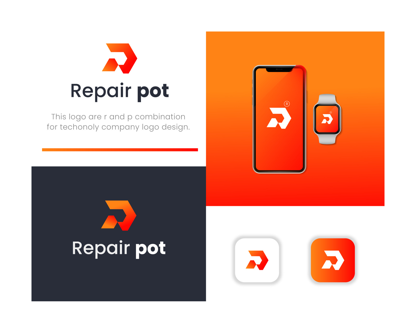 Repair pot logo design by Donlift on Dribbble