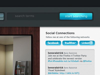 personal blog mock-up by Benn Raistrick on Dribbble