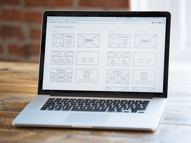 Quiz Mocks by Benn Raistrick for Gravita on Dribbble