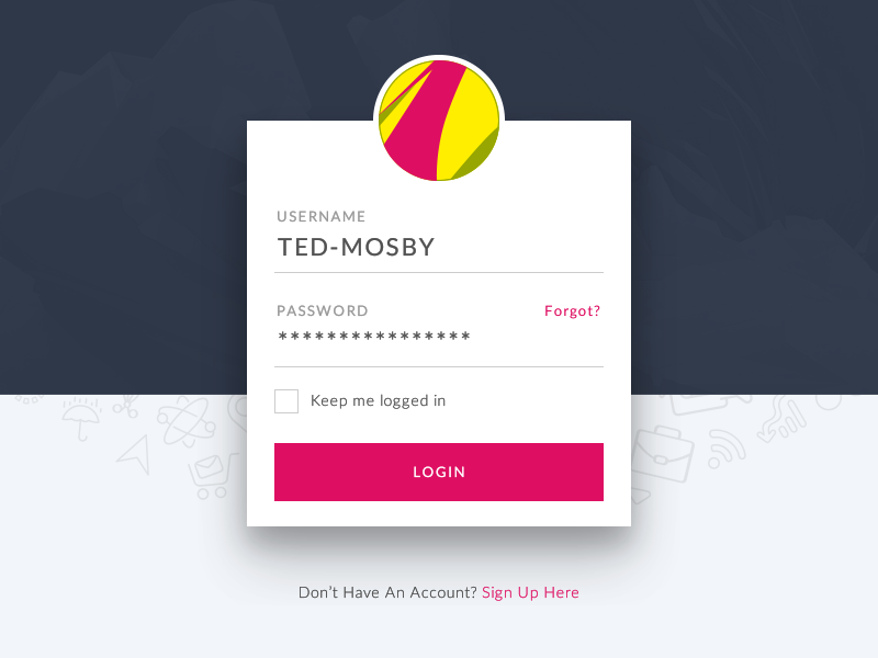 Gravit Login by Sazzad Hossain for Gravit Designer on Dribbble