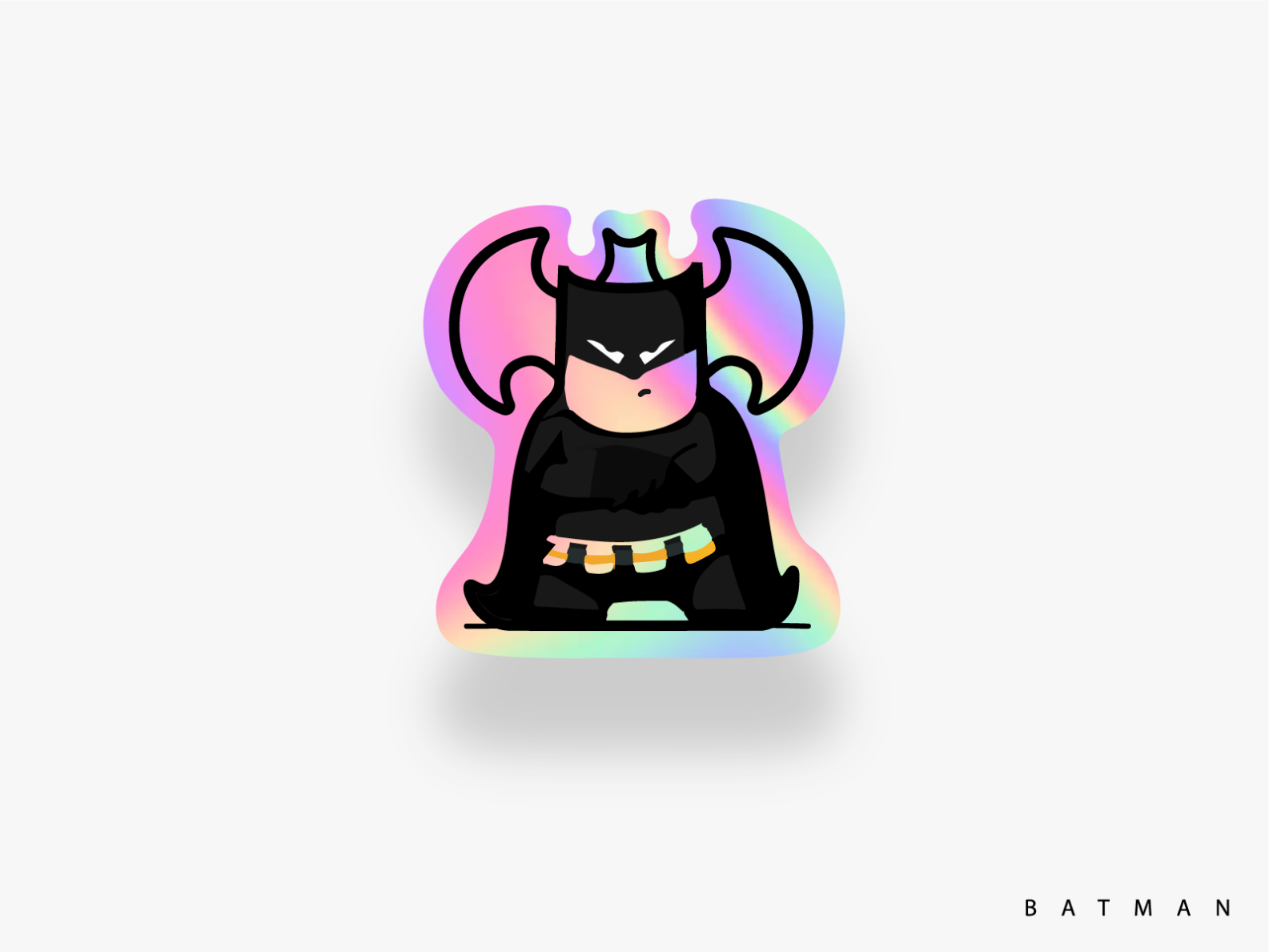 Stickermule Angry Batman by Nitesh on Dribbble