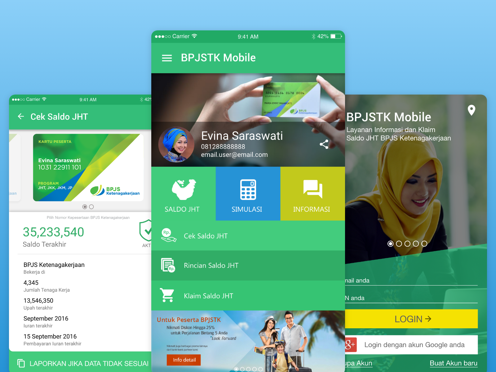 BPJSTK Mobile by ROBB HARD on Dribbble