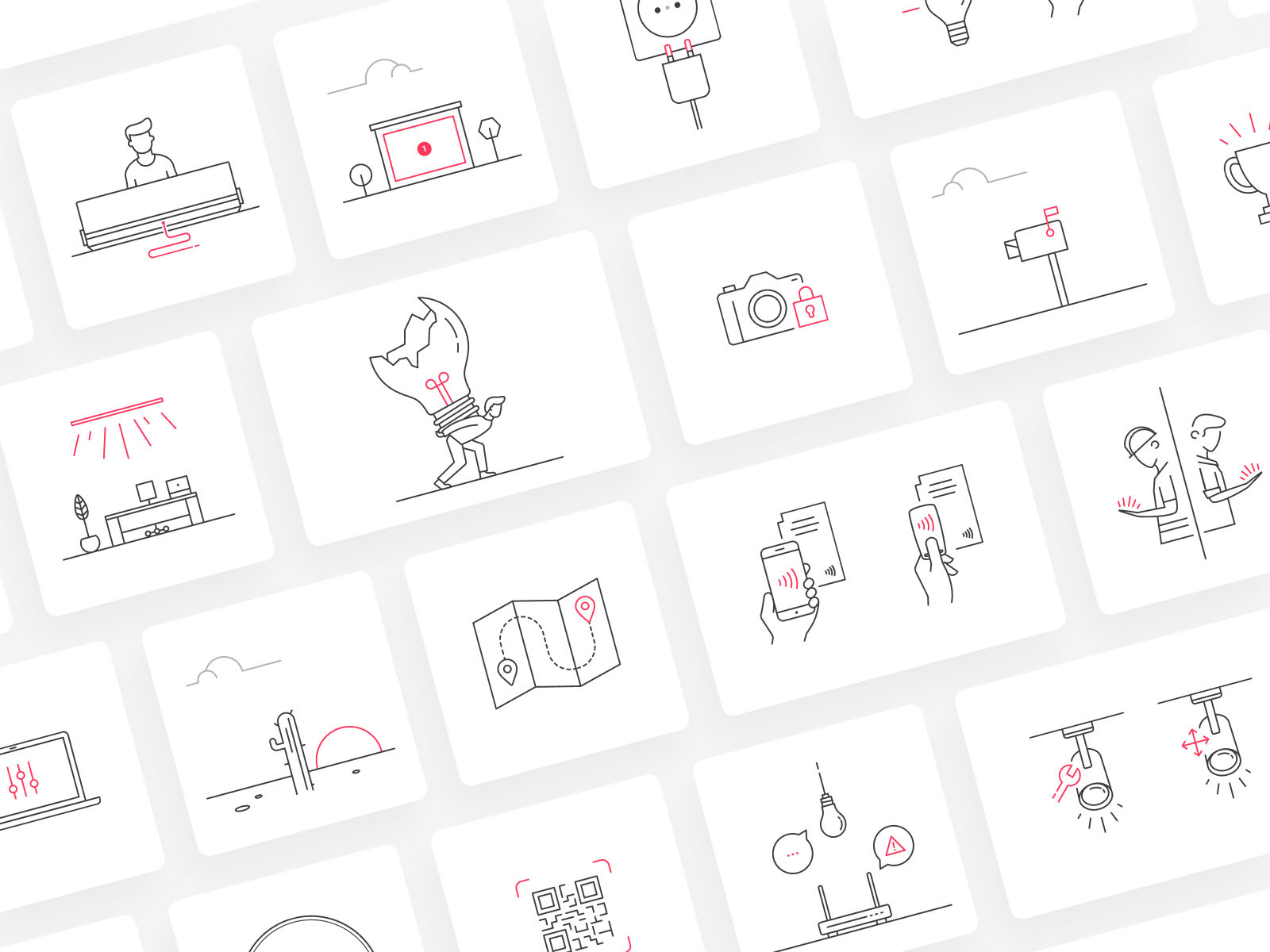 Interact — Illustrations by Hike One on Dribbble