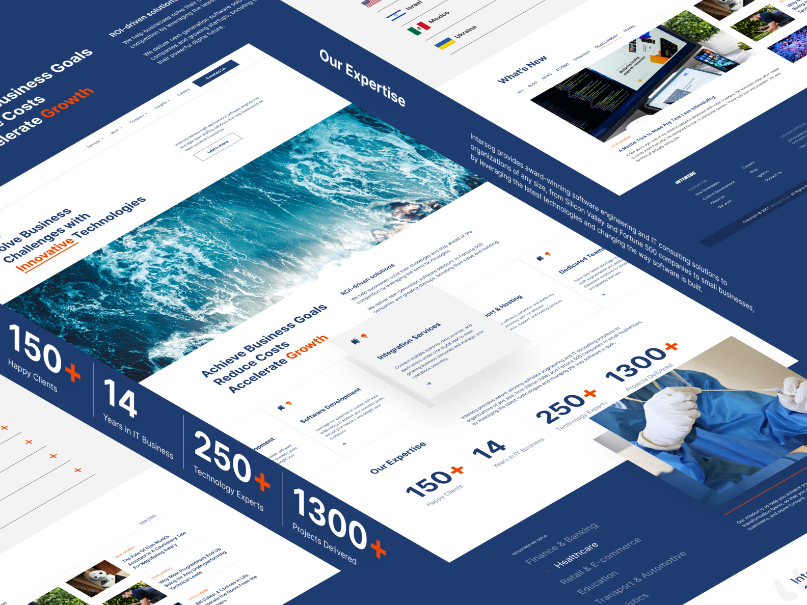 Website UI elements by Dmitry Kolesnikov 🇺🇦 on Dribbble