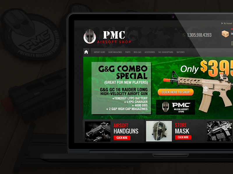PMC Website by H on Dribbble