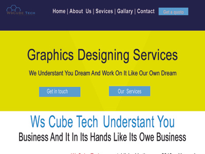 Ws Cube Tech Website Design by Vikash Singh on Dribbble